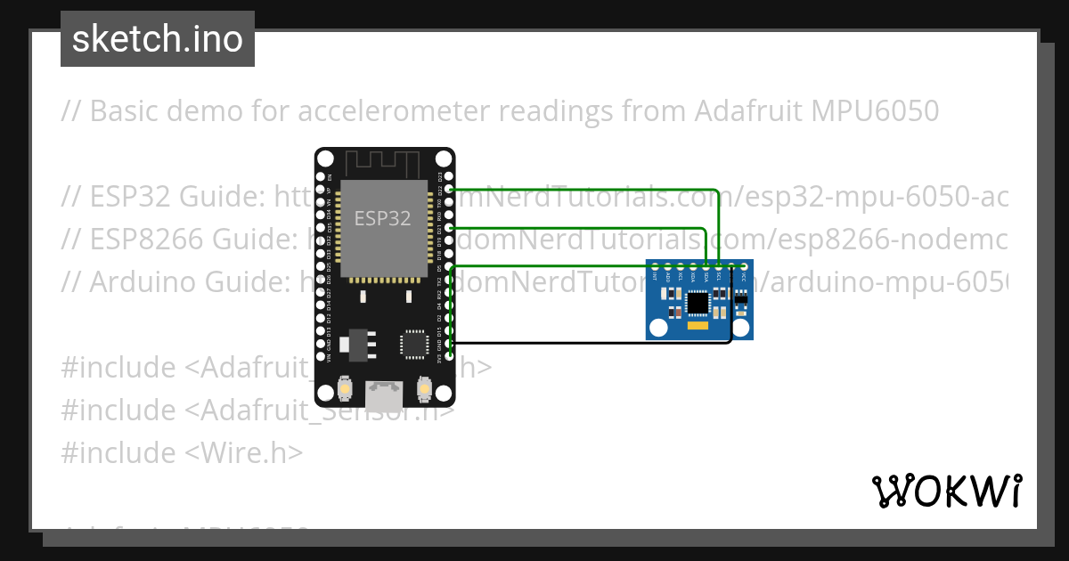 sketch.ino - Wokwi ESP32, STM32, Arduino Simulator