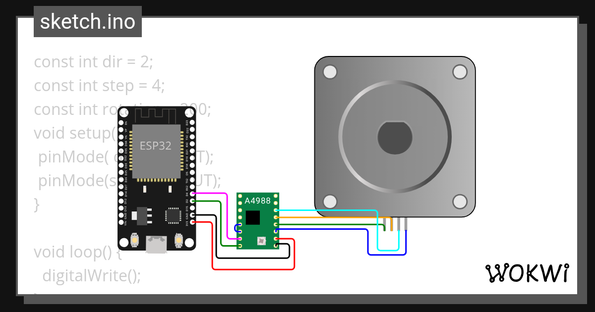 sketch.ino - Wokwi ESP32, STM32, Arduino Simulator