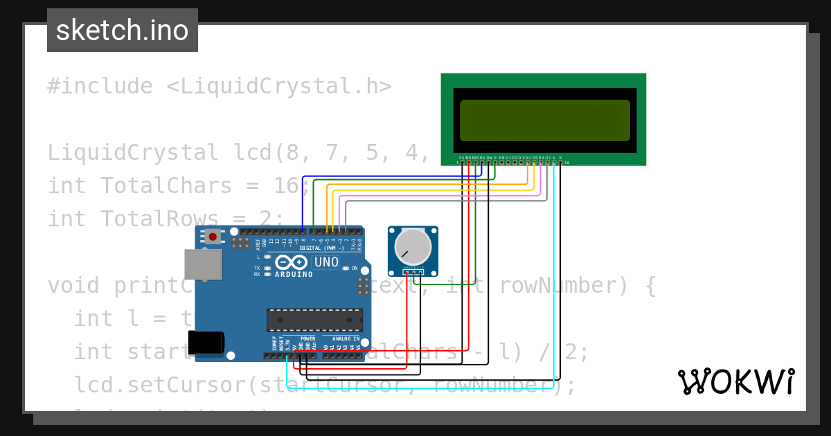 2x16 Lcd Print Wokwi Esp32 Stm32 Arduino Simulator 8234