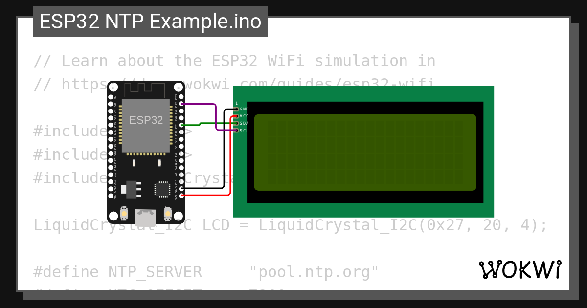 Esp32 Ntp O Wokwi Esp32 Stm32 Arduino Simulator 6952