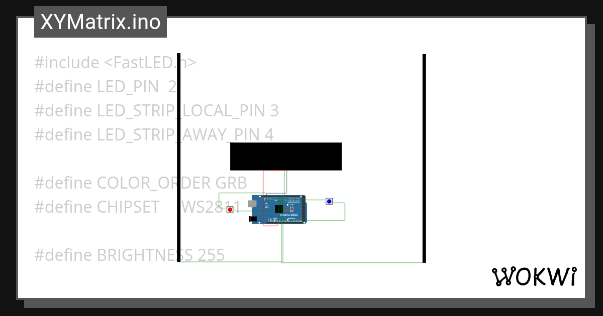 XYMatrix.ino - Wokwi ESP32, STM32, Arduino Simulator