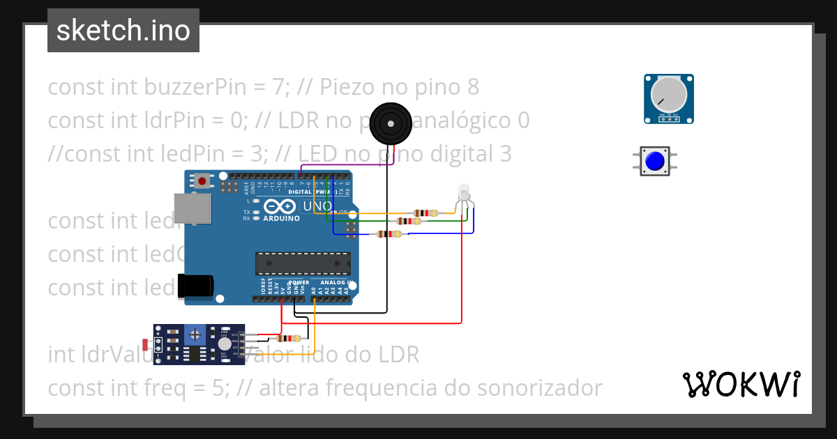 Buzzer Ldrando Wokwi Arduino And Esp32 Simulator