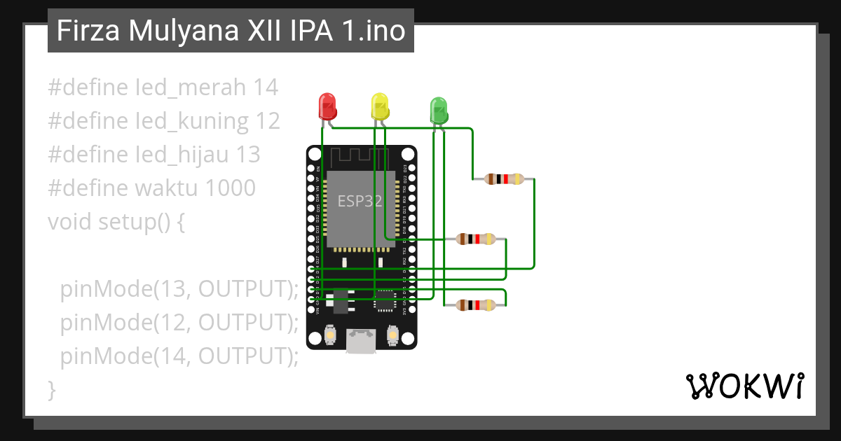 Firza Mulyana Xii Ipa O Wokwi Esp32 Stm32 Arduino Simulator 9477