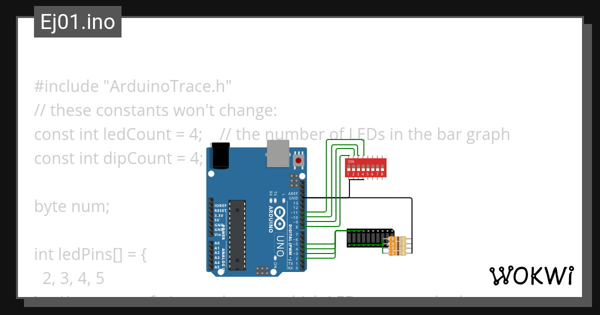 Ej01.ino - Wokwi ESP32, STM32, Arduino Simulator