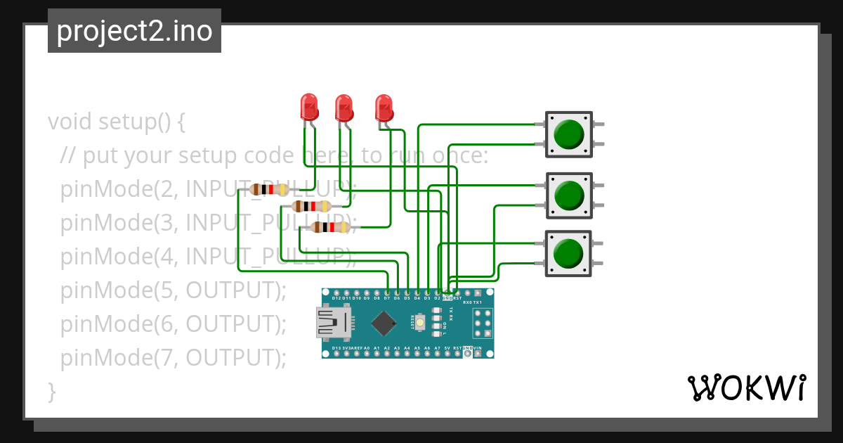 project2.ino - Wokwi ESP32, STM32, Arduino Simulator
