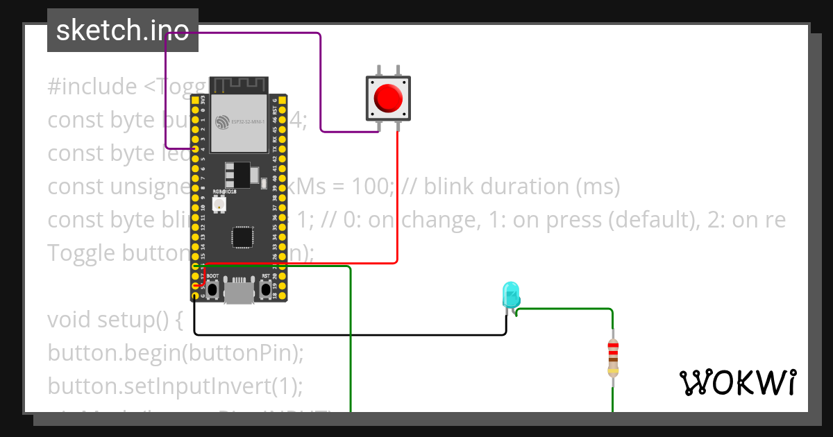 sketch.ino - Wokwi ESP32, STM32, Arduino Simulator