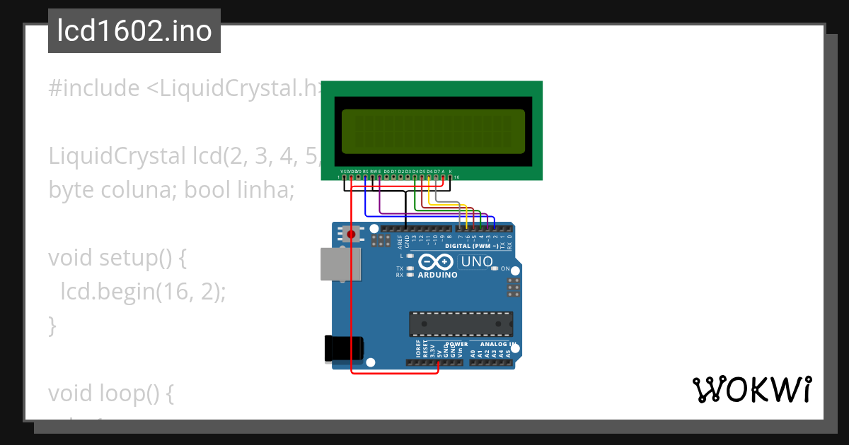apostila_lcd - Wokwi ESP32, STM32, Arduino Simulator apostila_lcd - Wokwi ESP32, STM32, Arduino Simulator