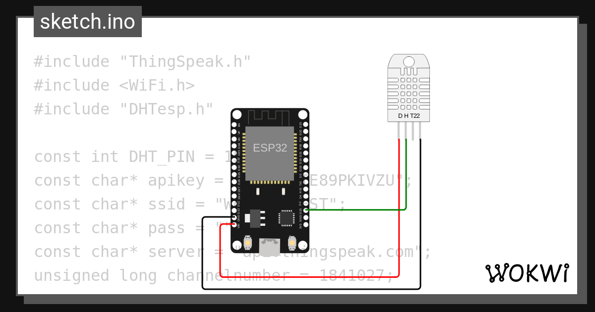 Temp And Hum No Potentiometer Wokwi Esp32 Stm32 Arduino Simulator