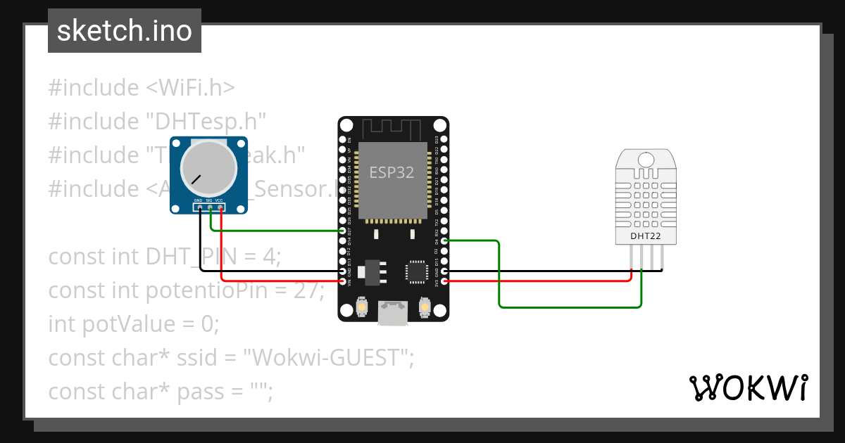 sketch.ino - Wokwi ESP32, STM32, Arduino Simulator
