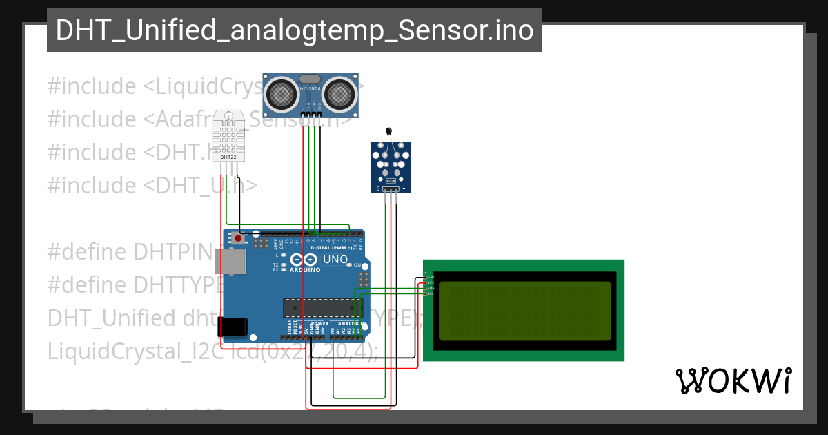 DHT_Unified_analogtemp_Sensor.ino - Wokwi ESP32, STM32, Arduino Simulator