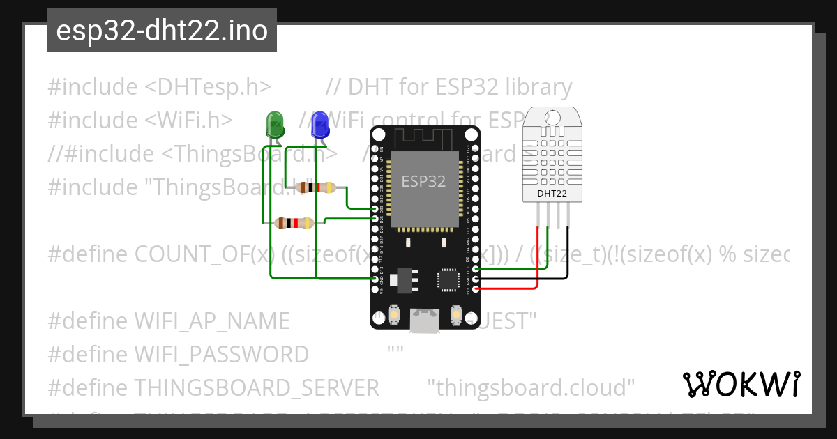 esp32-dht22.ino - Wokwi Arduino and ESP32 Simulator
