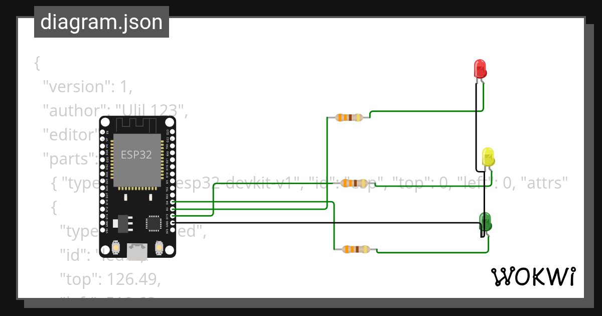 Lilek.ino - Wokwi ESP32, STM32, Arduino Simulator