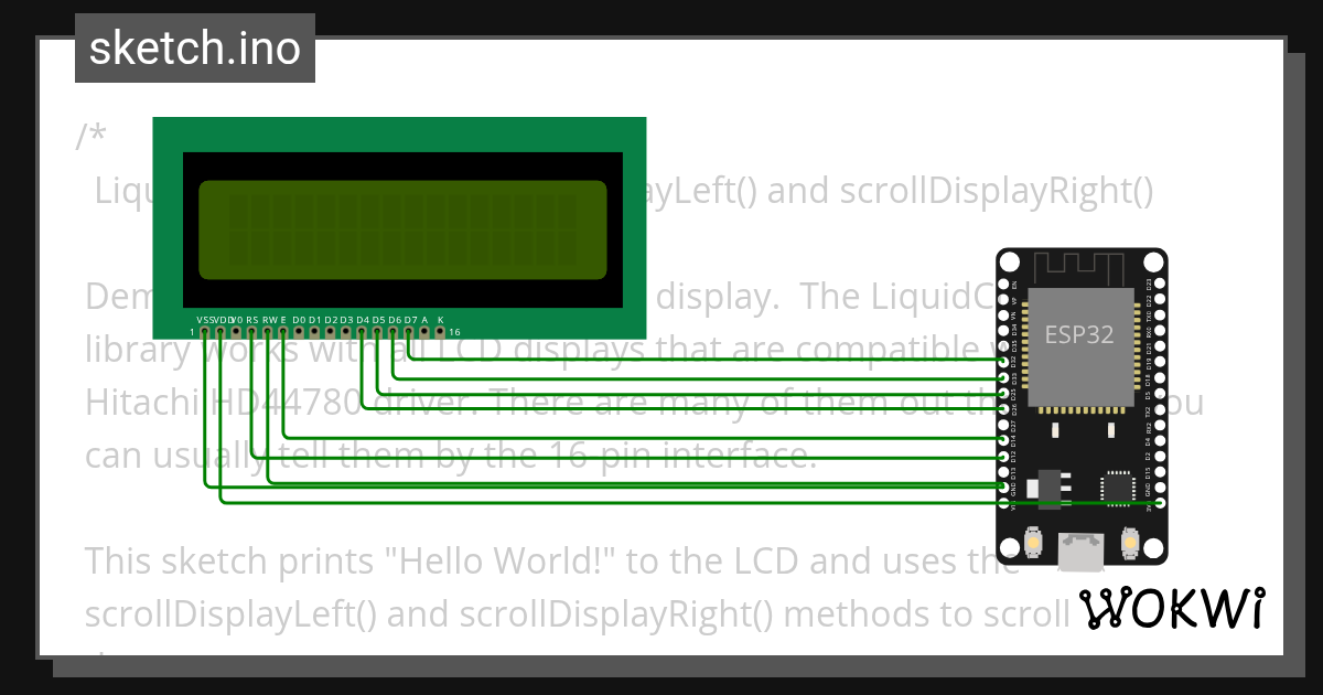 Wokwi - Online ESP32, STM32, Arduino Simulator
