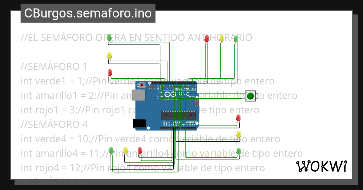 CBurgos.semaforo.ino - Wokwi ESP32, STM32, Arduino Simulator