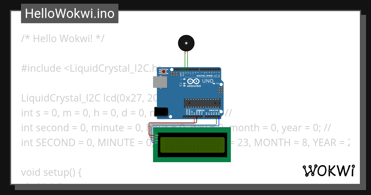HelloWokwi.ino - Wokwi ESP32, STM32, Arduino Simulator