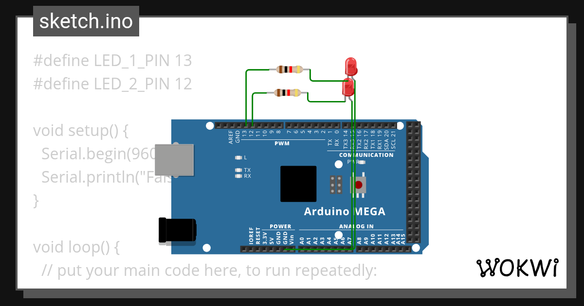 sketch.ino - Wokwi ESP32, STM32, Arduino Simulator