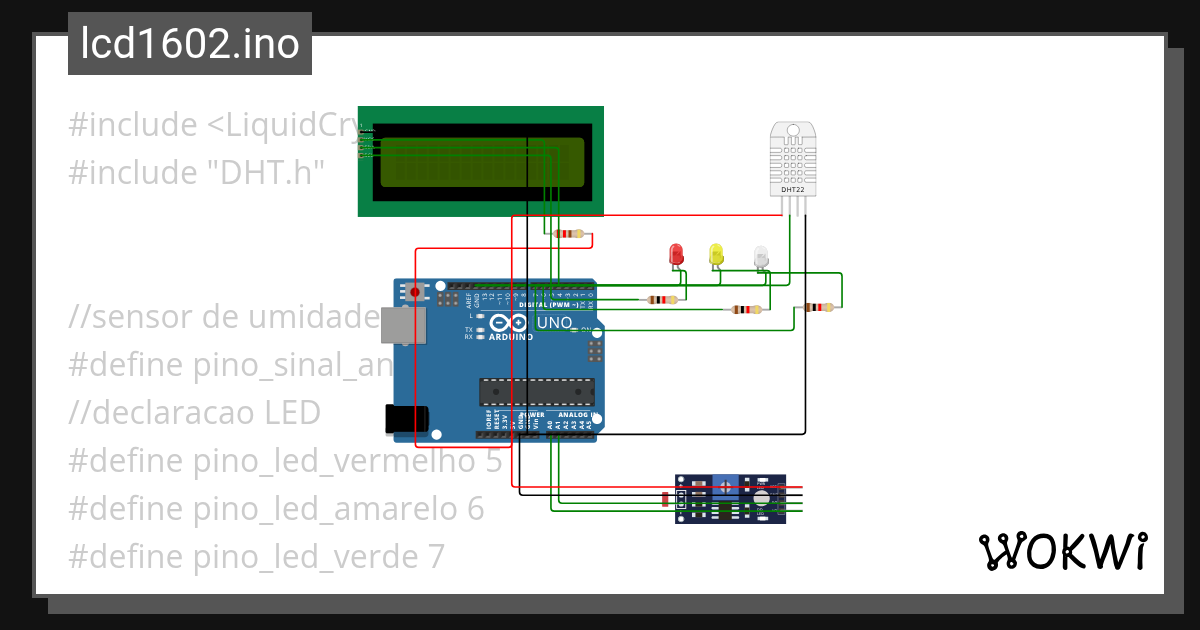 lcd1602.ino - Wokwi ESP32, STM32, Arduino Simulator