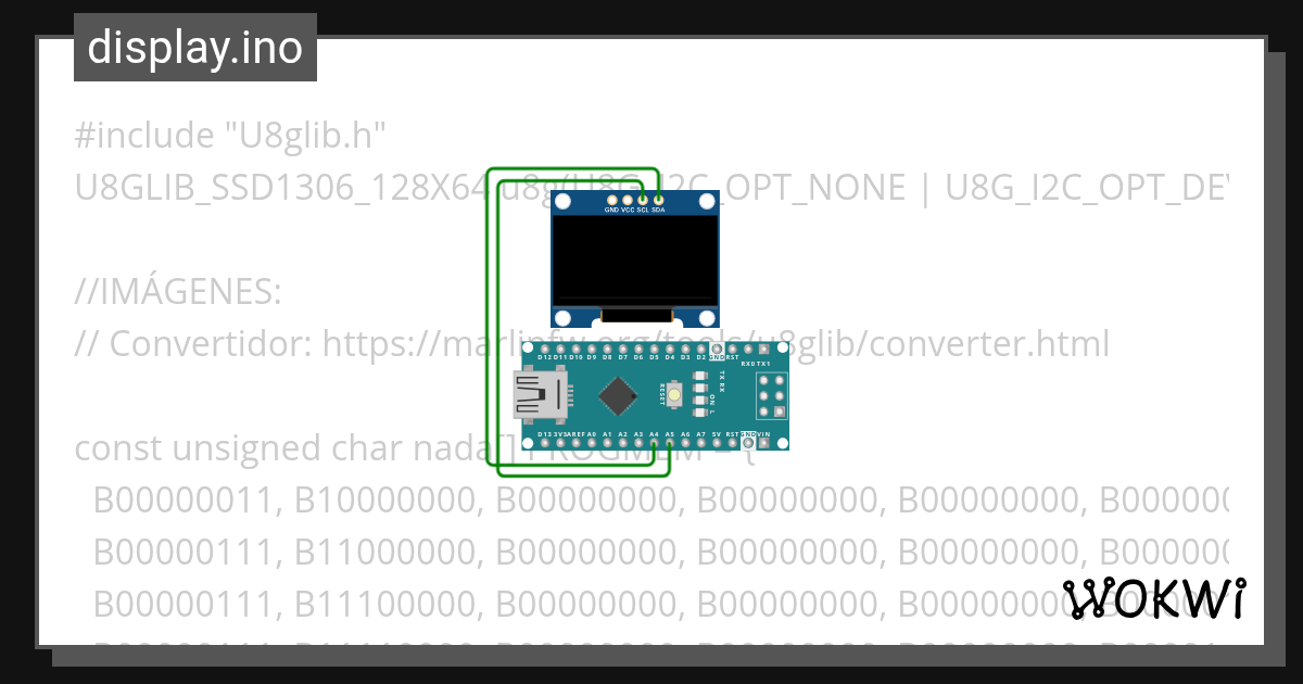 display.ino - Wokwi ESP32, STM32, Arduino Simulator
