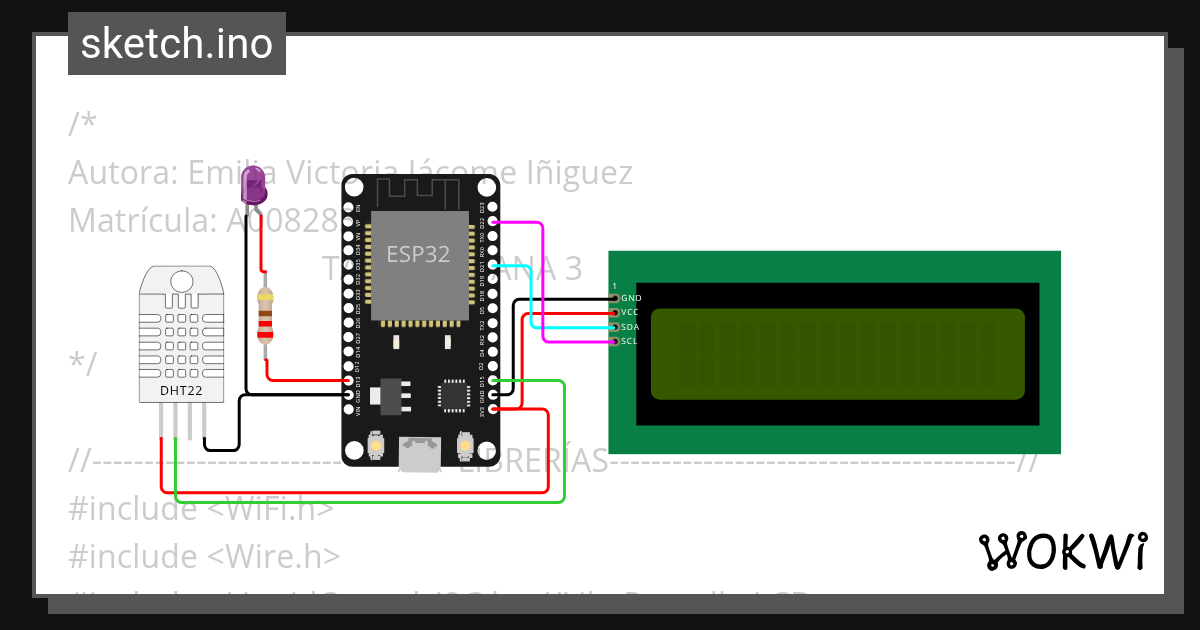 Actividad Semana 3 - Wokwi ESP32, STM32, Arduino Simulator