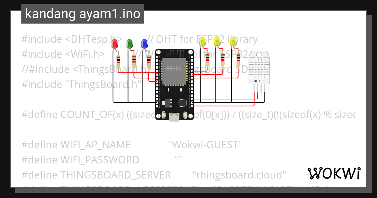 kandang ayam1.ino - Wokwi ESP32, STM32, Arduino Simulator