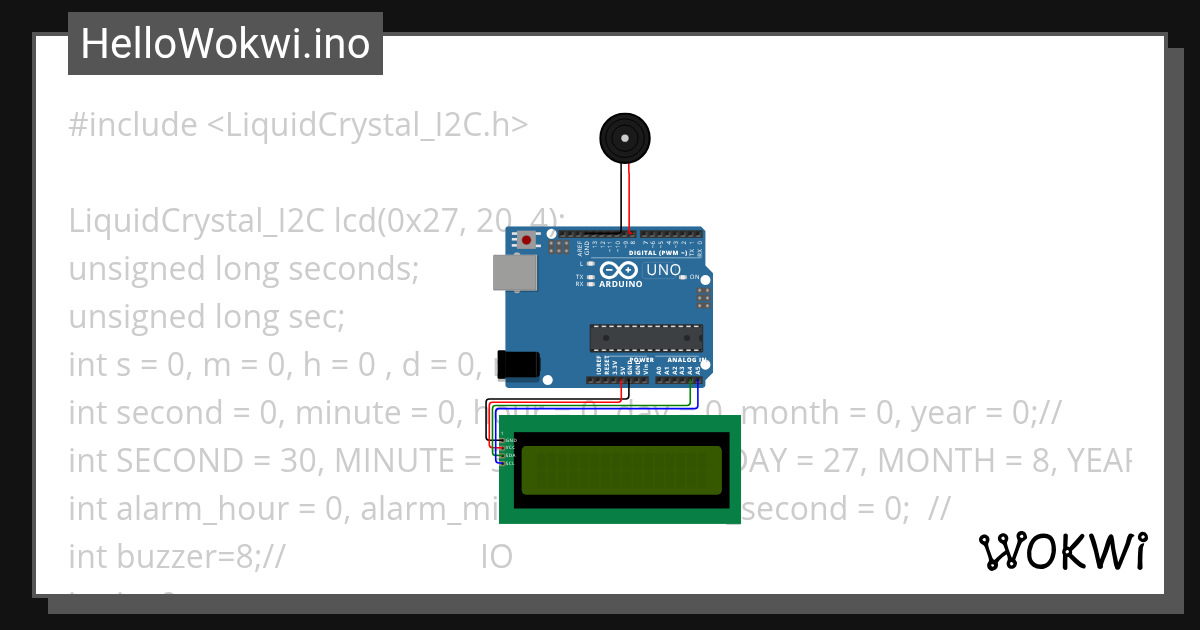 HelloWokwi.ino - Wokwi ESP32, STM32, Arduino Simulator
