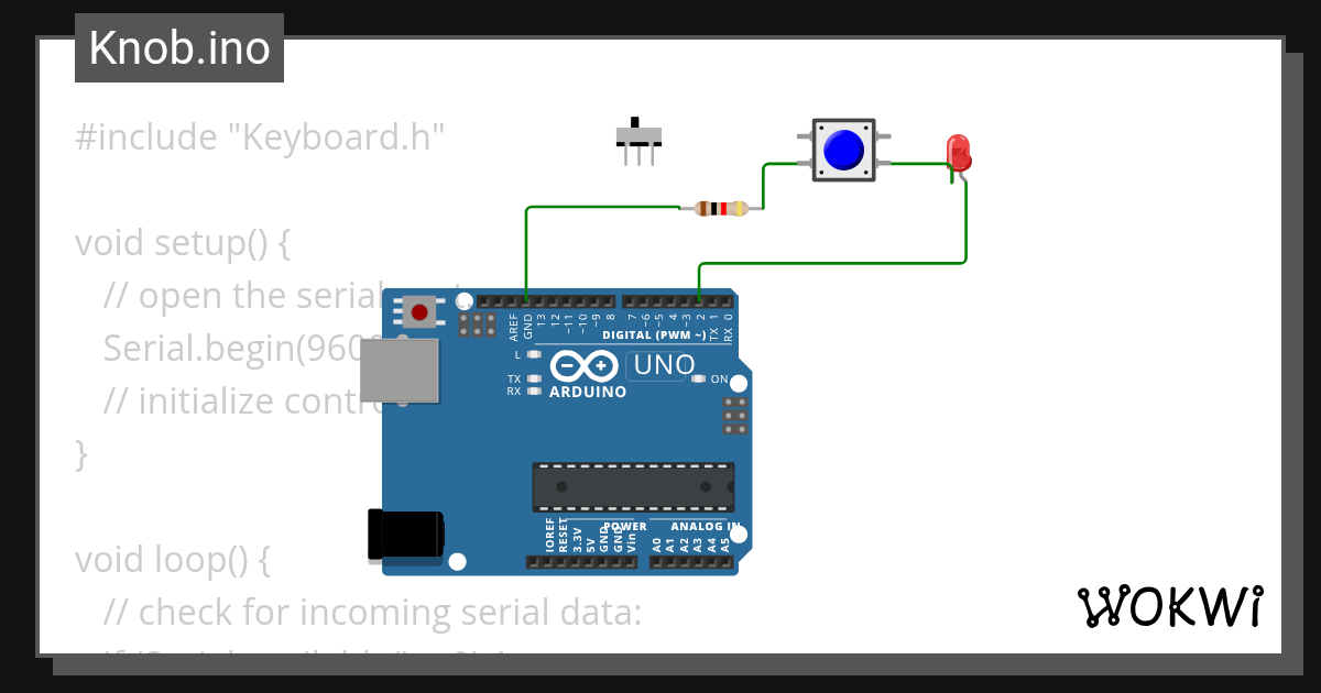 Knob.ino - Wokwi ESP32, STM32, Arduino Simulator