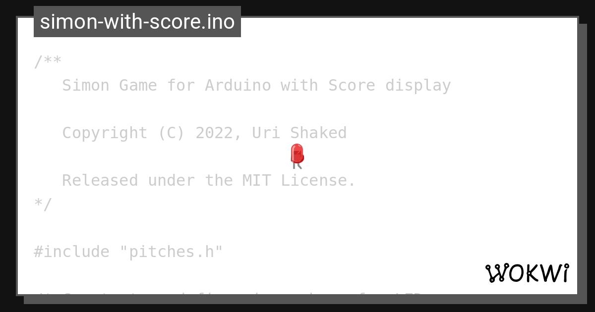 Simon With O Wokwi Esp32 Stm32 Arduino Simulator 8390