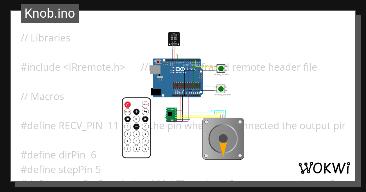 Knob.ino - Wokwi ESP32, STM32, Arduino Simulator