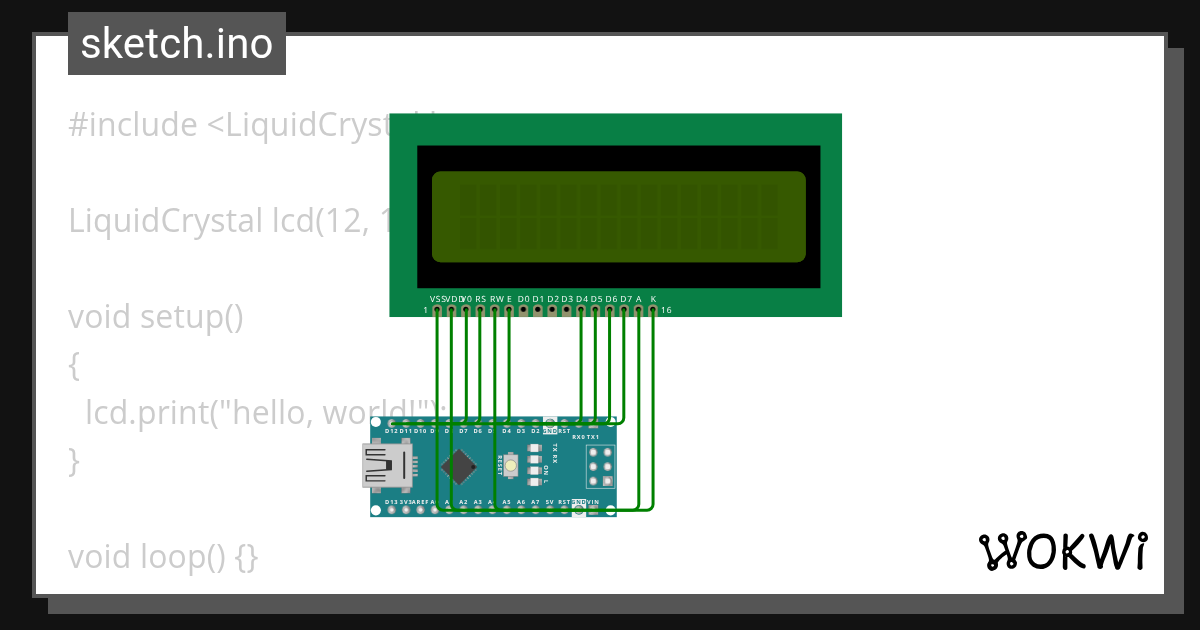 sketch.ino - Wokwi ESP32, STM32, Arduino Simulator
