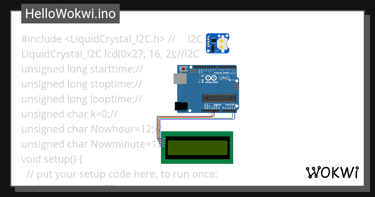 HelloWokwi.ino - Wokwi ESP32, STM32, Arduino Simulator