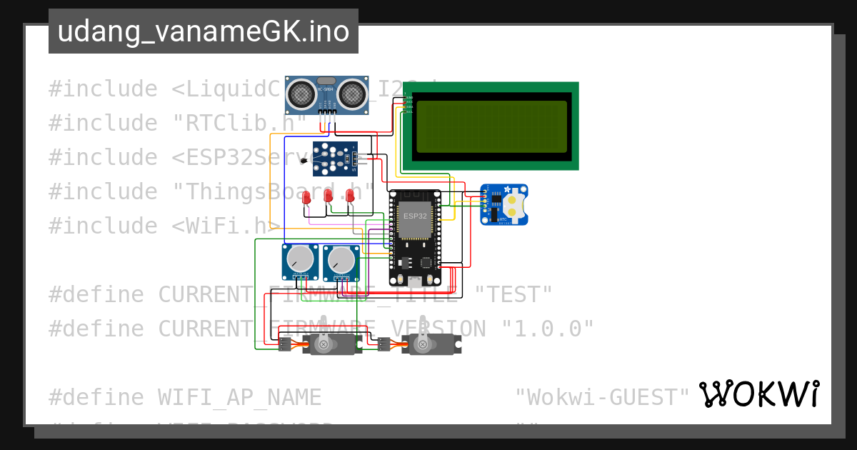 Udango Wokwi Arduino And Esp32 Simulator 