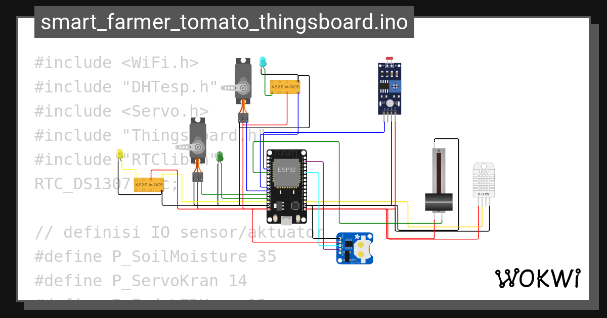 Smartfarmertomatoo Wokwi Esp32 Stm32 Arduino Simulator
