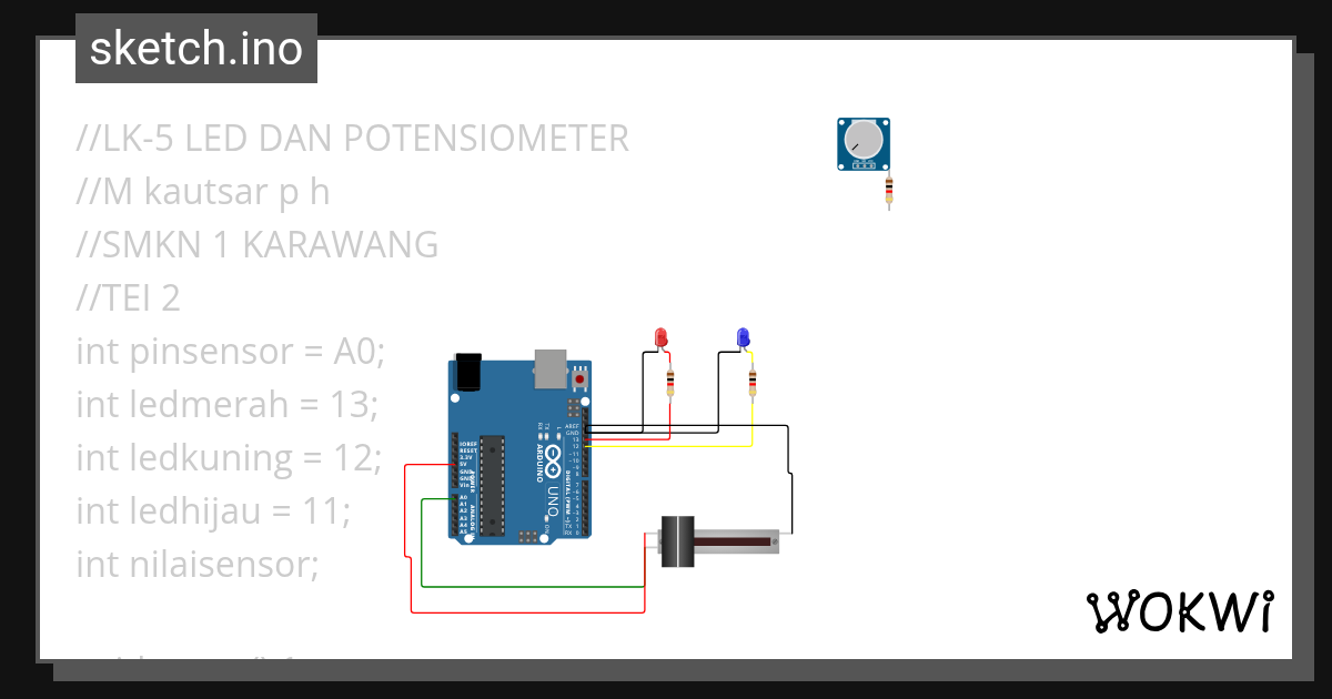 sketch.ino - Wokwi ESP32, STM32, Arduino Simulator
