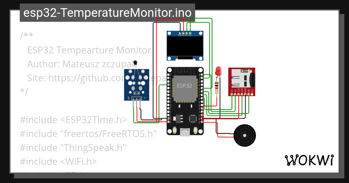 esp32-TemperatureMonitor.ino - Wokwi ESP32, STM32, Arduino Simulator