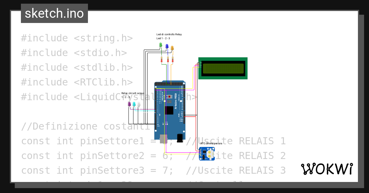 Centralina Irrigazione O Wokwi Esp32 Stm32 Arduino Simulator