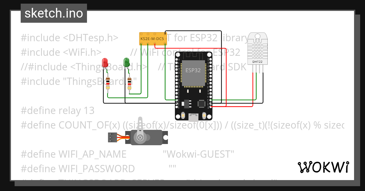 sketch.ino - Wokwi ESP32, STM32, Arduino Simulator