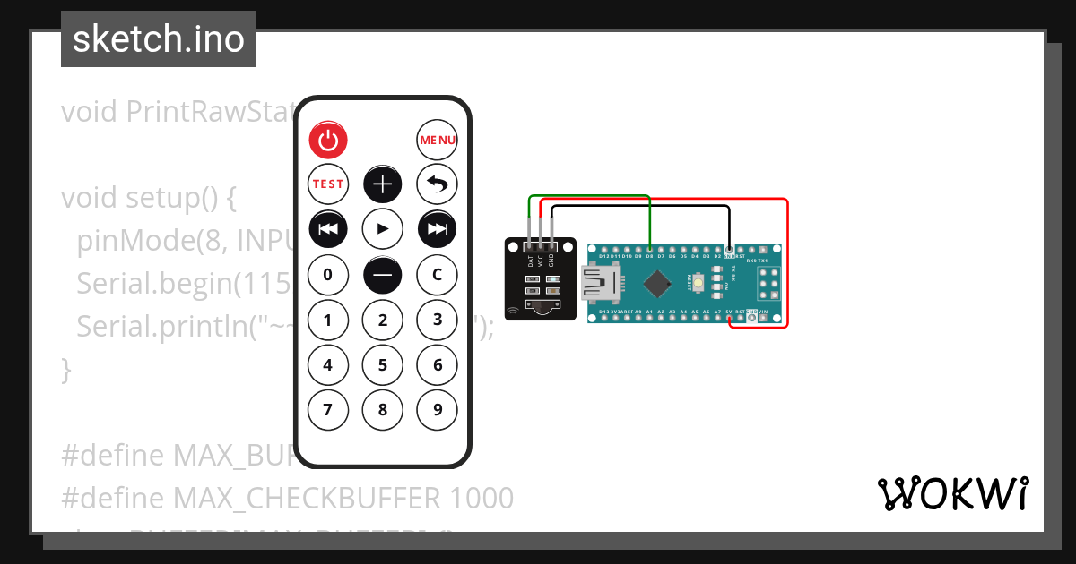 Ir Recorder Wokwi Esp32 Stm32 Arduino Simulator 2718