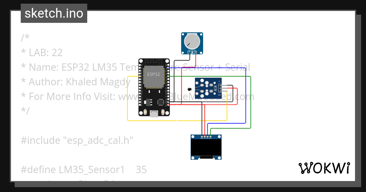 sketch.ino - Wokwi ESP32, STM32, Arduino Simulator