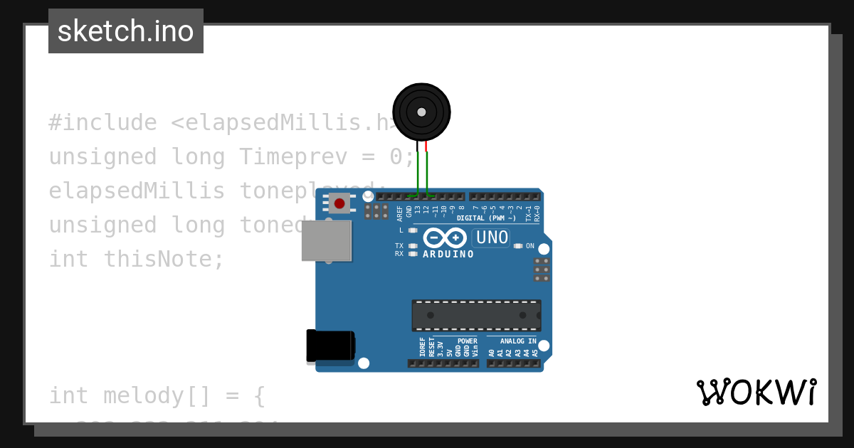 Hintergrundmelodie Mit Millis Wokwi Esp32 Stm32 Arduino Simulator 2157