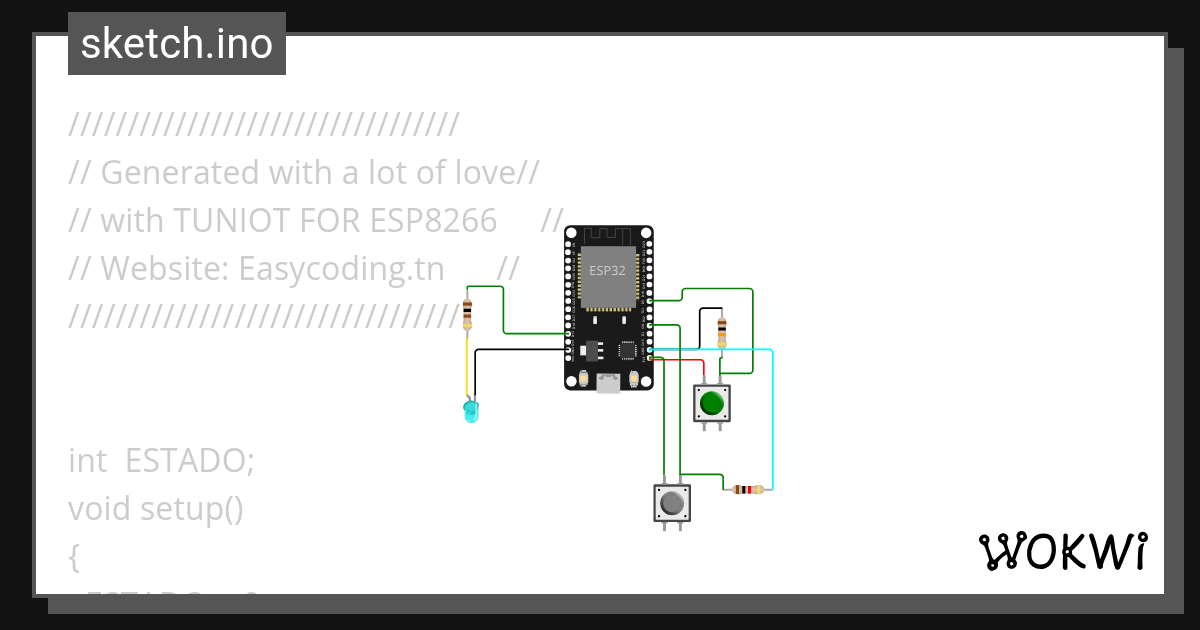 Wokwi - Online ESP32, STM32, Arduino Simulator