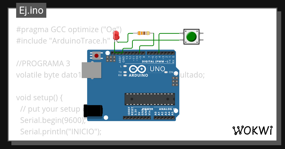 Ej.ino - Wokwi ESP32, STM32, Arduino Simulator