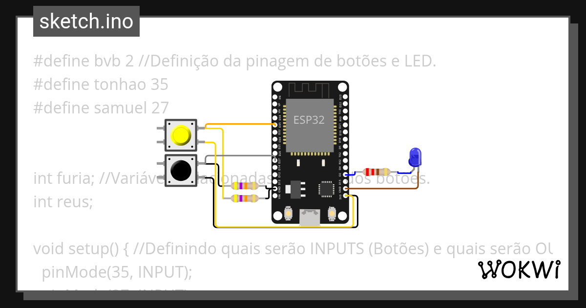 XOR.ino - Wokwi ESP32, STM32, Arduino Simulator