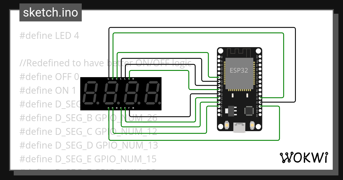 sketch.ino - Wokwi ESP32, STM32, Arduino Simulator