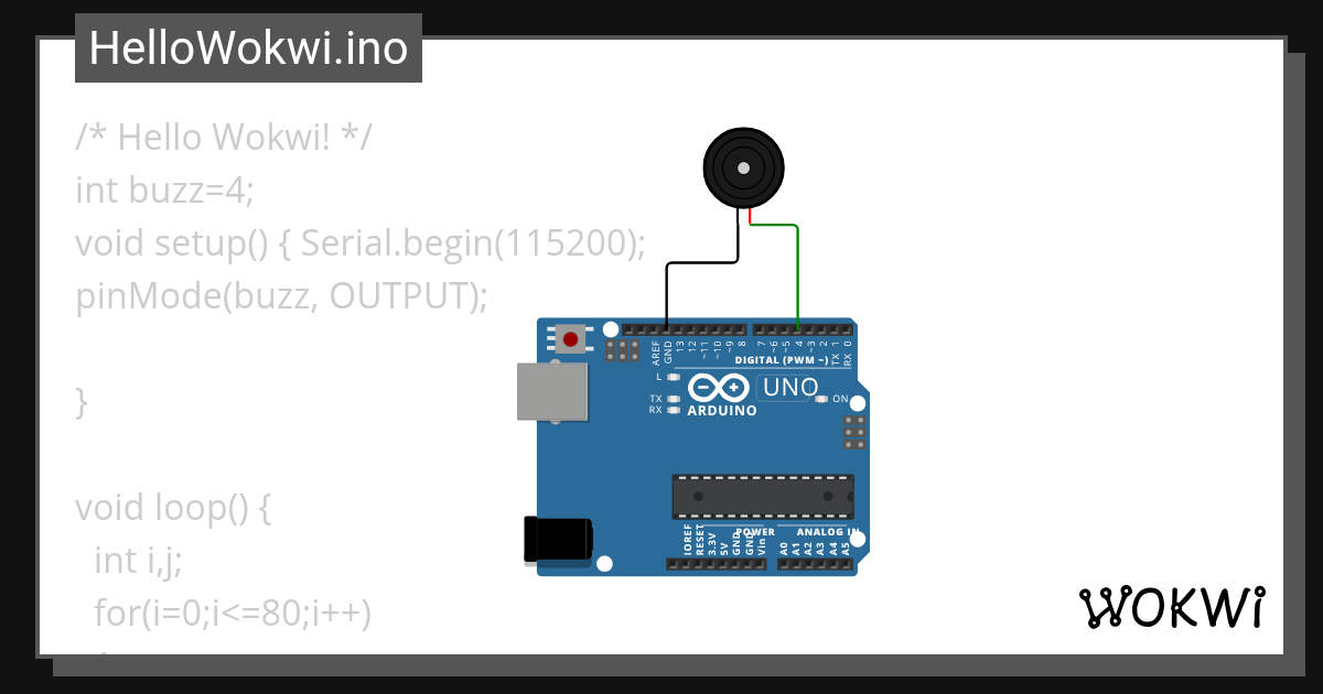 HelloWokwi.ino - Wokwi ESP32, STM32, Arduino Simulator