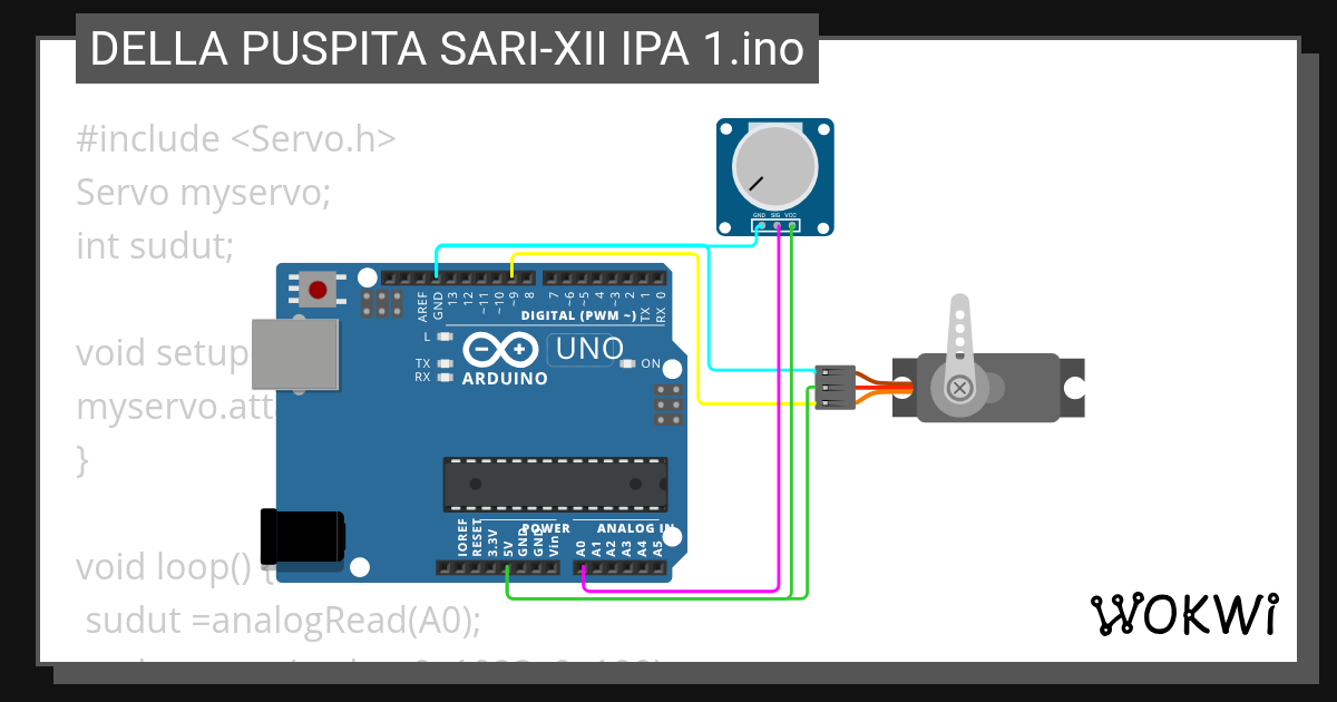 DELLA PUSPITA SARI-XII IPA 1.ino - Wokwi ESP32, STM32, Arduino Simulator DELLA PUSPITA SARI-XII IPA 1.ino - Wokwi ESP32, STM32, Arduino Simulator