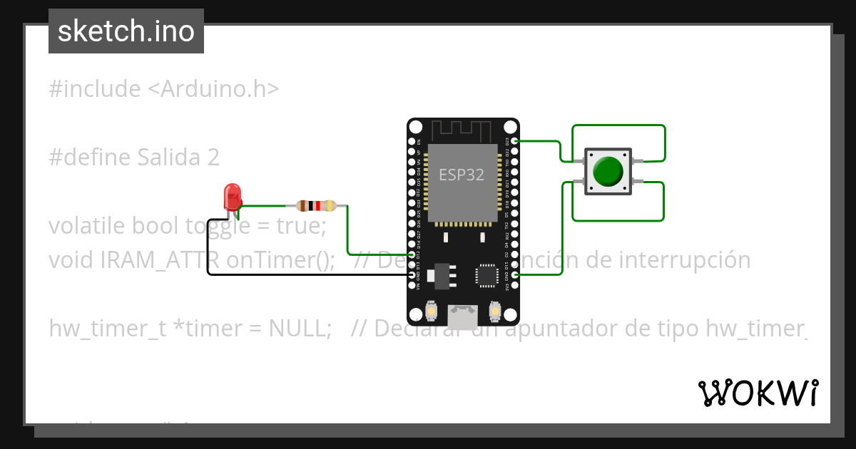 4_InterruptoresTimer - Wokwi ESP32, STM32, Arduino Simulator