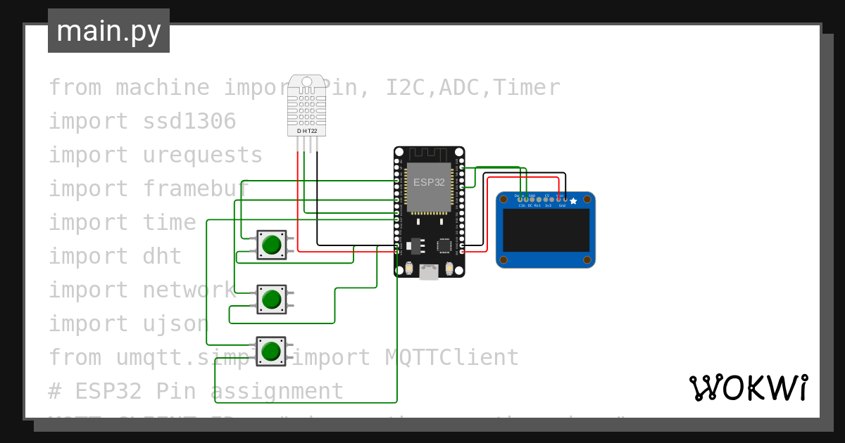 Iot Weather Sensor Wokwi Esp32 Stm32 Arduino Simulator 1475