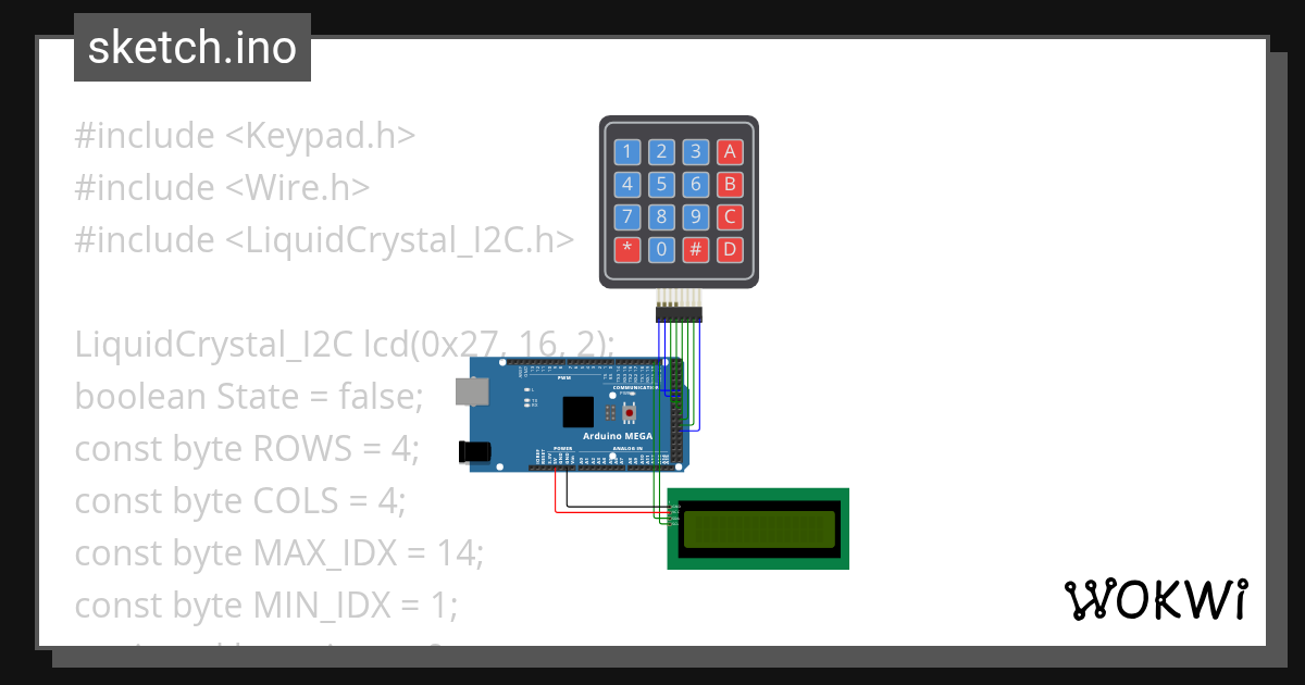 Calculator task 1 - Wokwi ESP32, STM32, Arduino Simulator