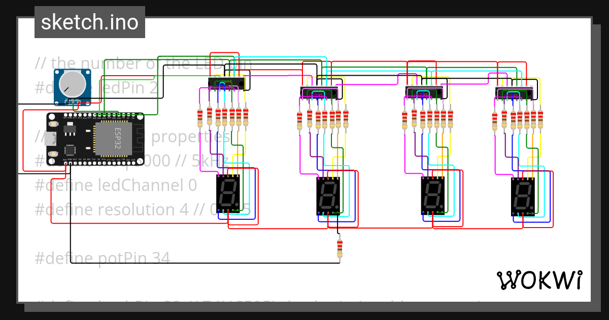 PWM Controller - Wokwi ESP32, STM32, Arduino Simulator