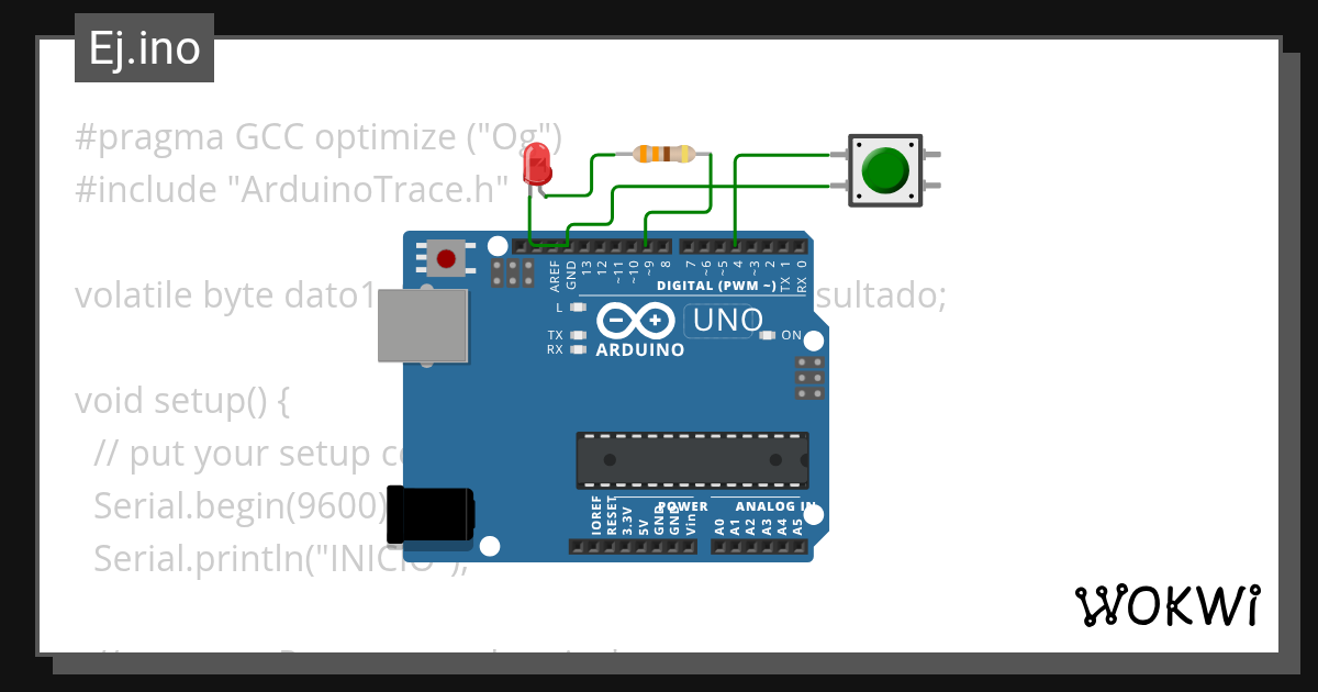 Tarea 2 Datos Fijos Wokwi Esp32 Stm32 Arduino Simulator